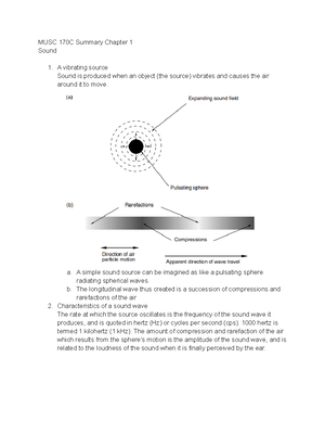 MUSC 170C Summary Chapter 6 - MUSC 170C - Early recording machine b ...