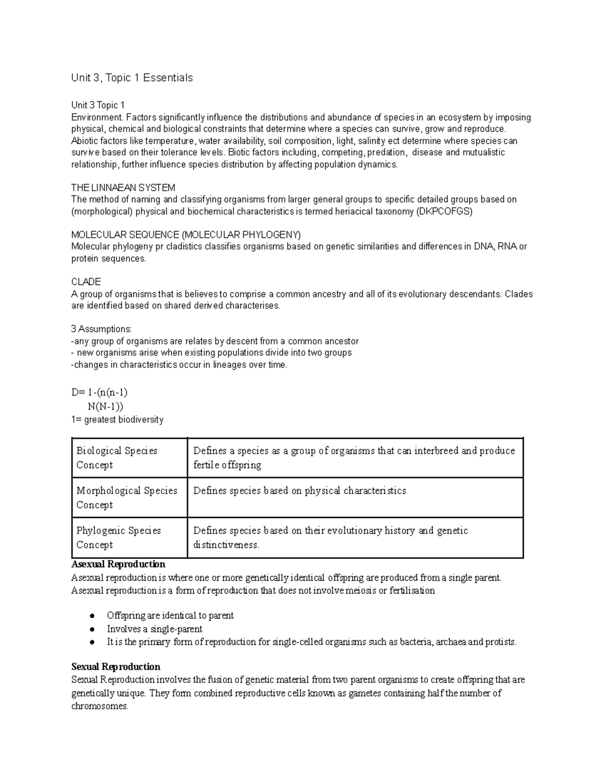 Unit 3-4 Essential Exam Guide - Unit 3, Topic 1 Essentials Unit 3 Topic ...