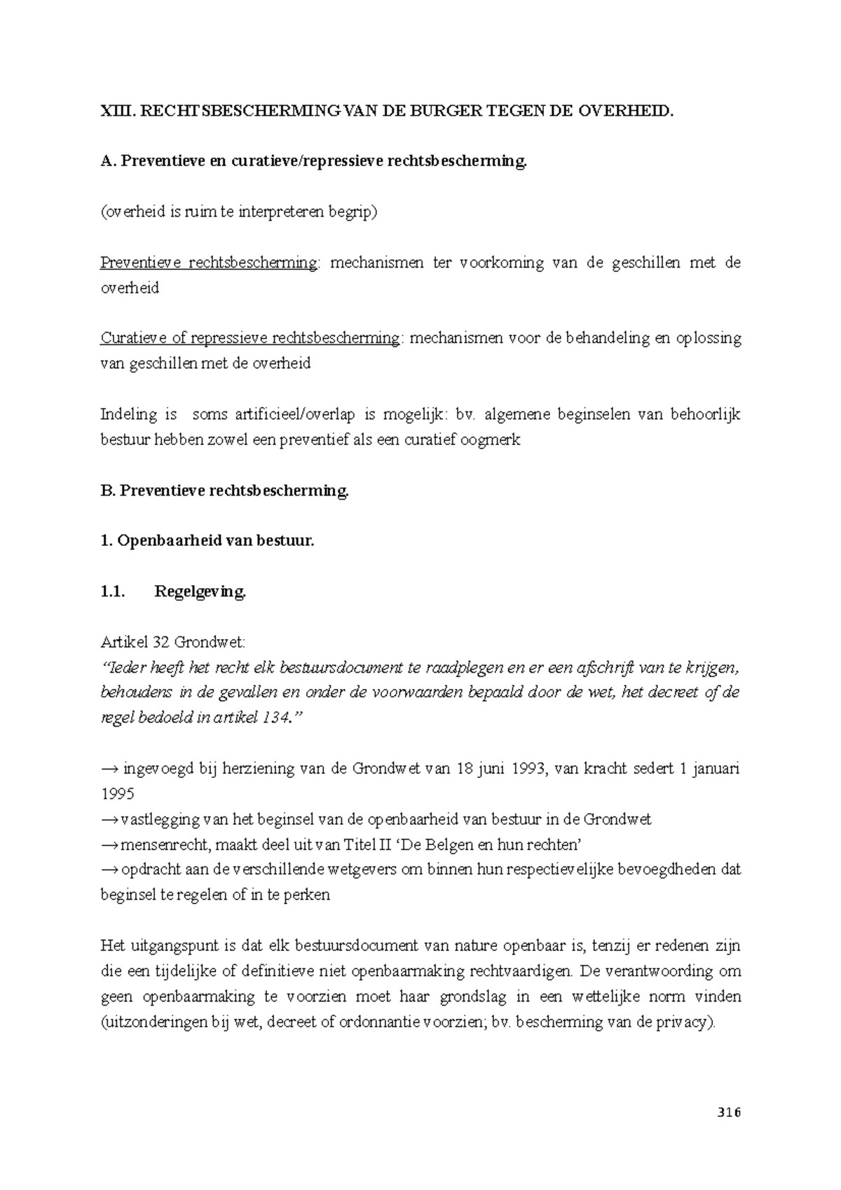 Deel XII Cursus Grondwettelijk recht 2021-22 - XIII. RECHTSBESCHERMING ... Deel XII Cursus Grondwettelijk recht 2021-22 - XIII. RECHTSBESCHERMING ...