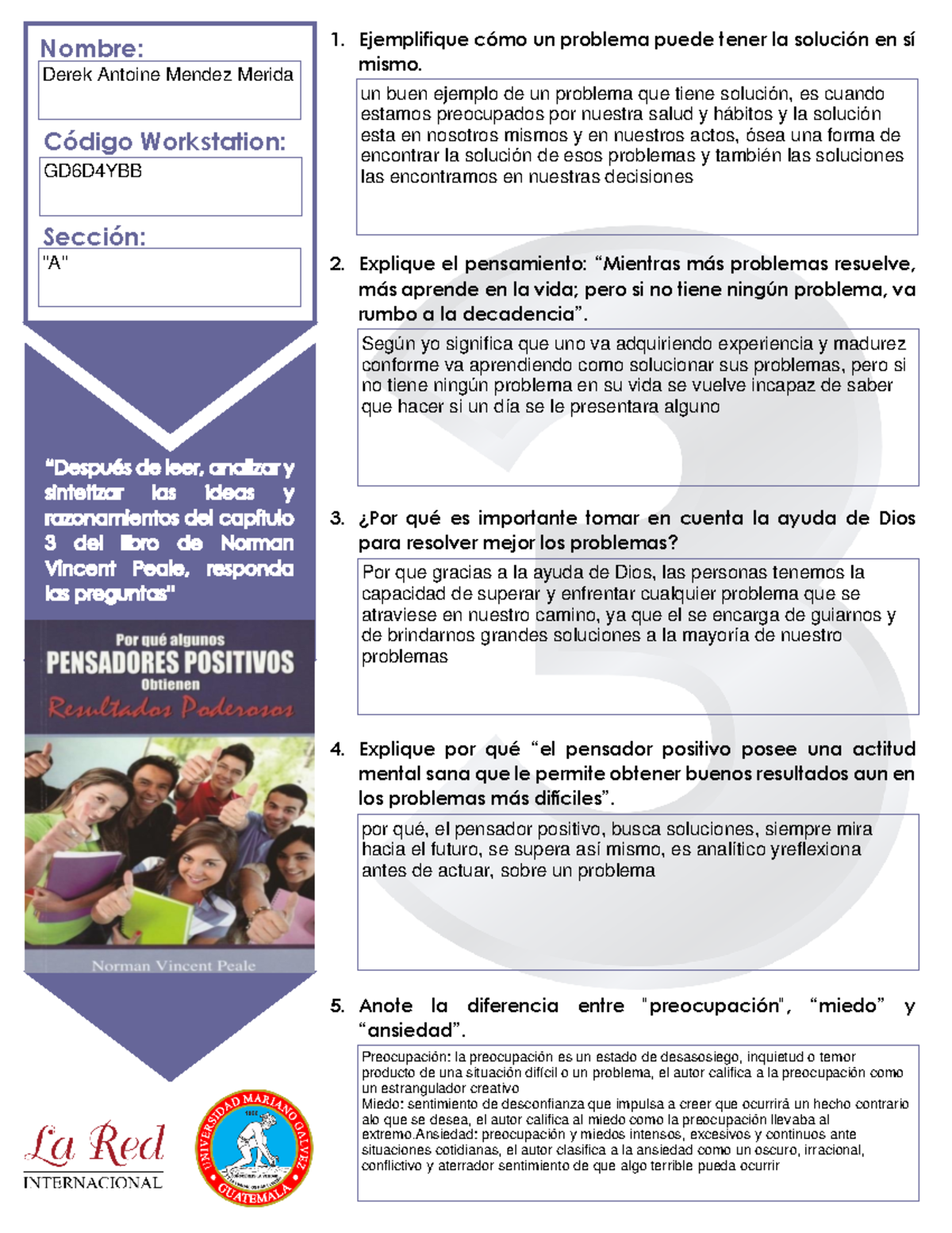 EL Exito EN EL Manejo DE LOS Problemas - Derek Mendez Merida ...