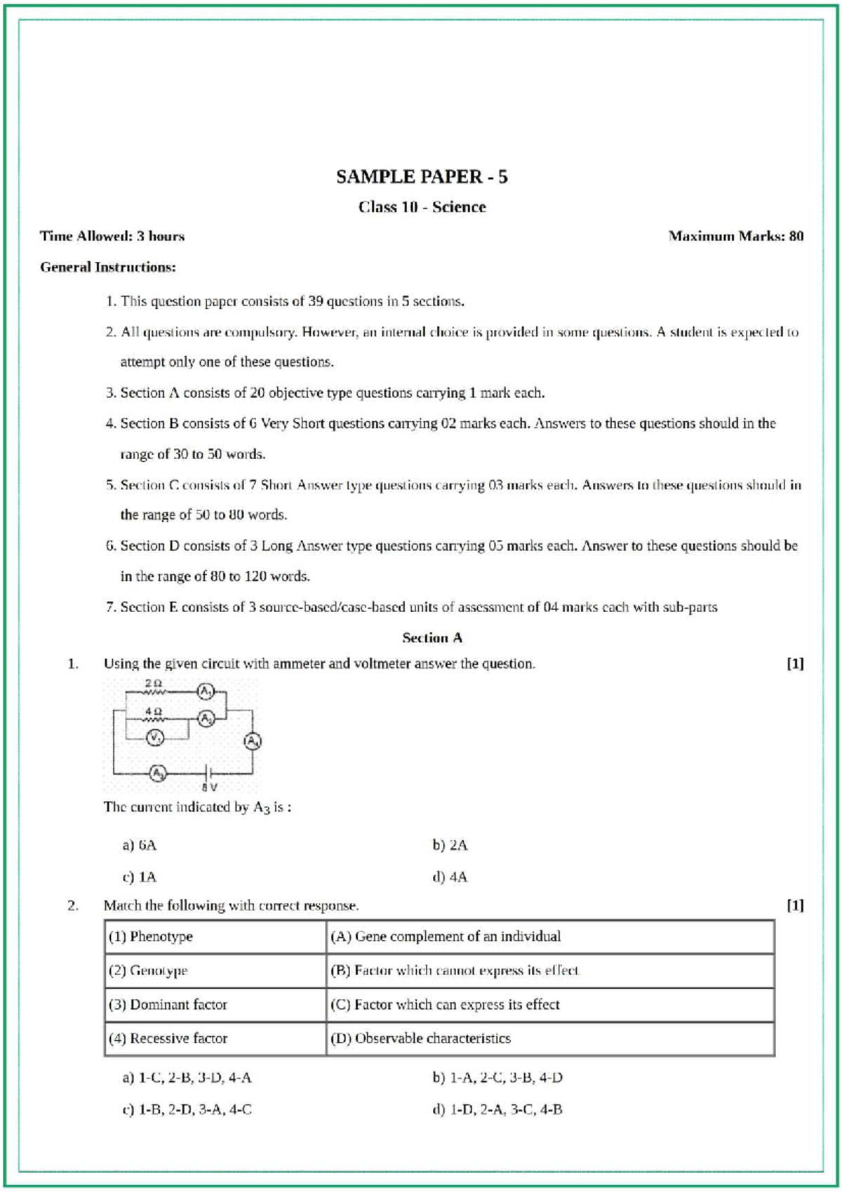 Science 2023 Set - 5 - B.tech CSE - Studocu