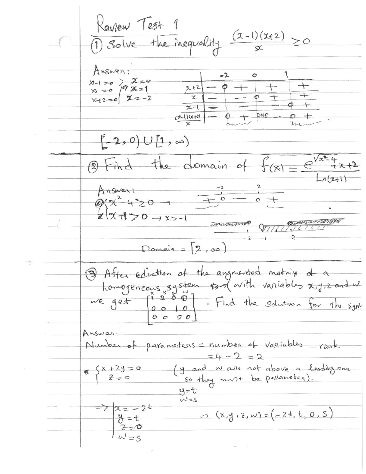 Review 1 - Mat137Y1 - Studocu
