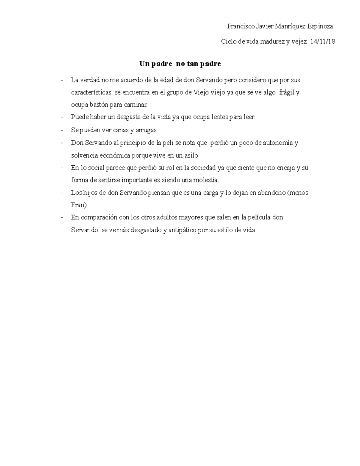 Un padre no tan padre - resumen de pelicula - Un padre no tan padre La ...