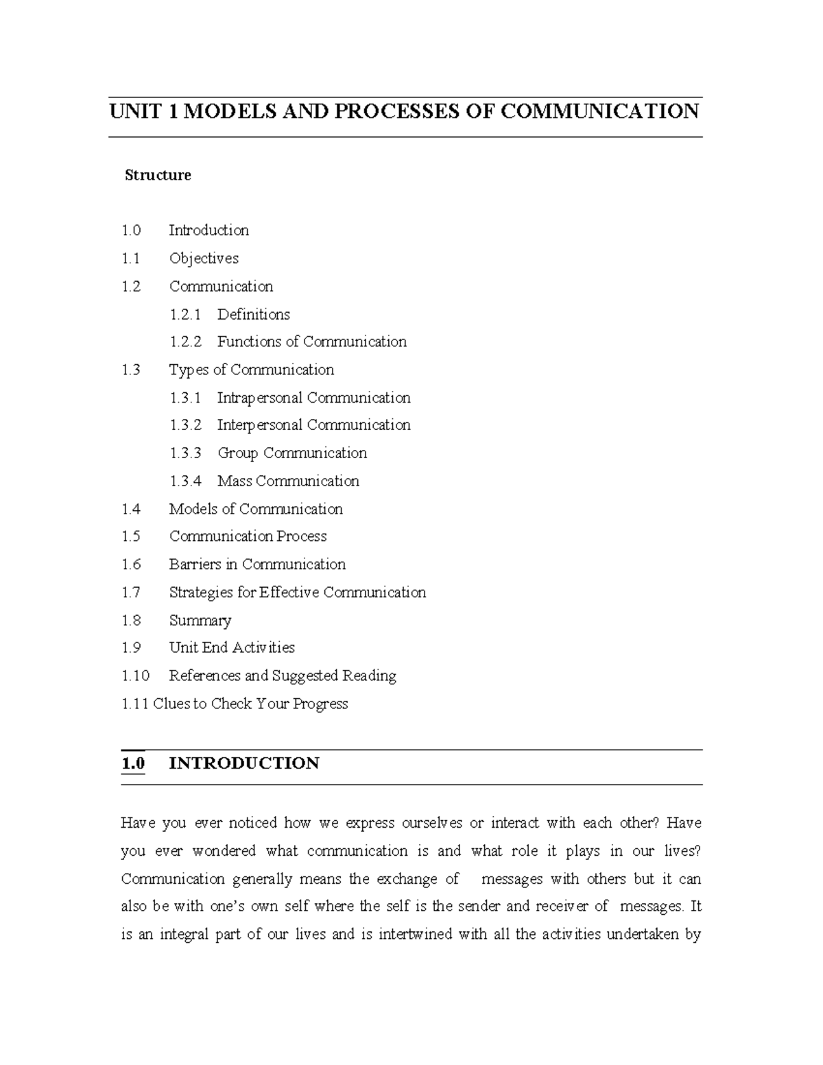 Communication process models - Studocu