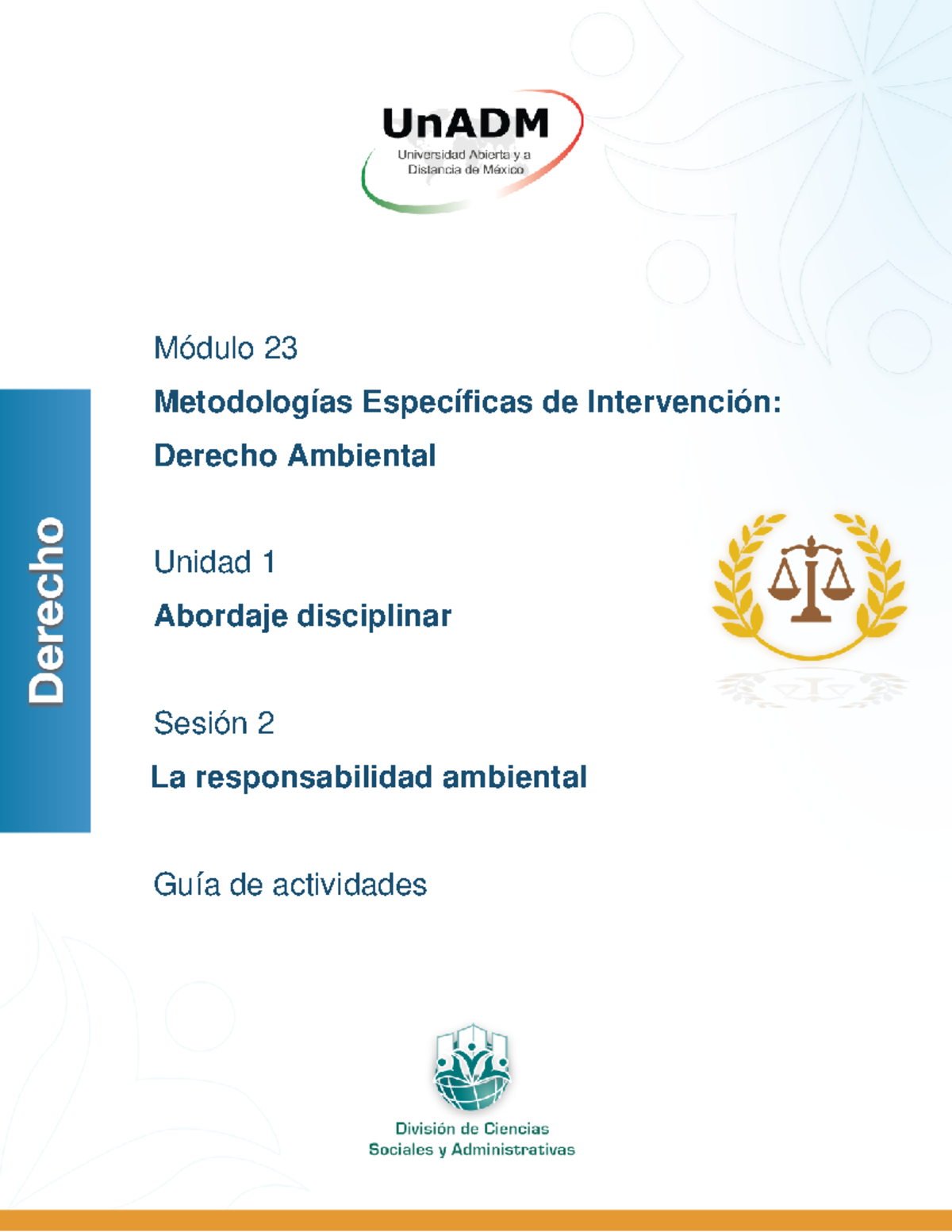 DE M23 DA U1 S2 GA - DE M23 DA U1 S1 GA - guia de actividades apuntes ...