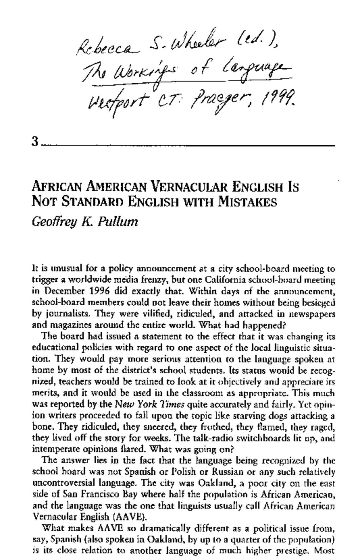 Aave is not se with mistakes - Rebecca S. Wheeler (ed.), The Workings ...