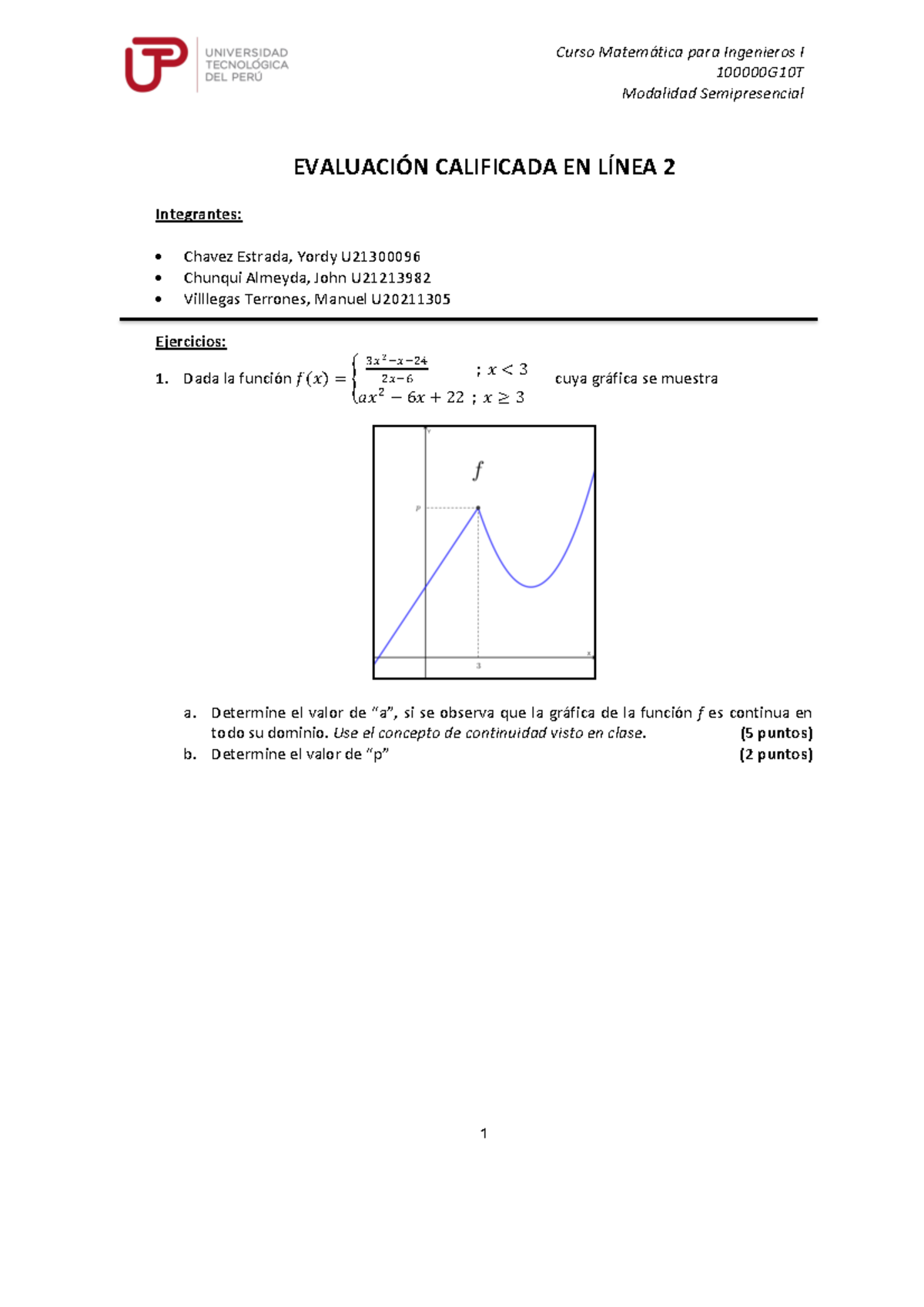 (ACV-S04) Evaluación Permanente 1 - Evaluación en linea calificada 2 - Curso Matemática para ...