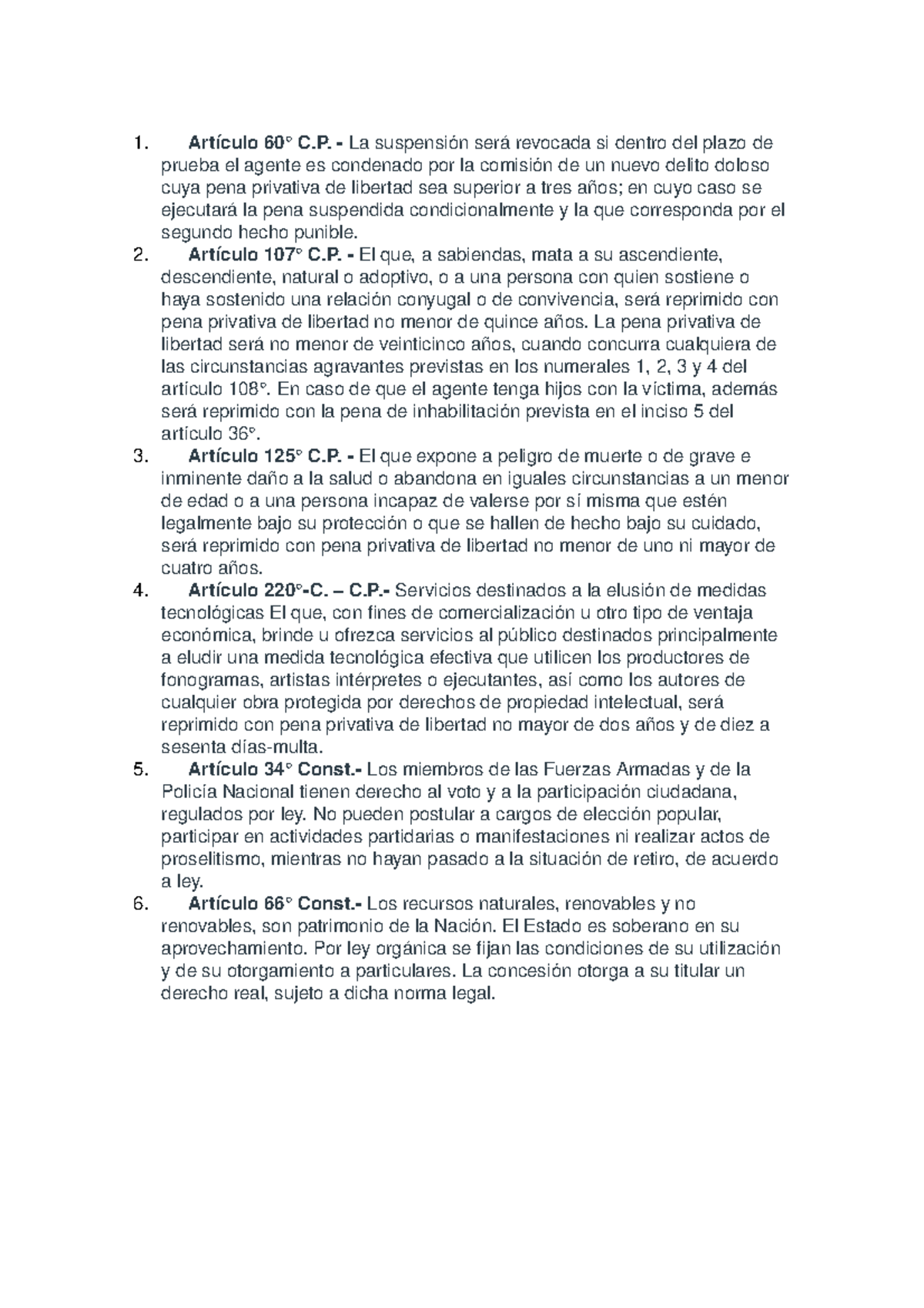 Artículo 60 - Interesante - Artículo 60° C. - La suspensión será ...