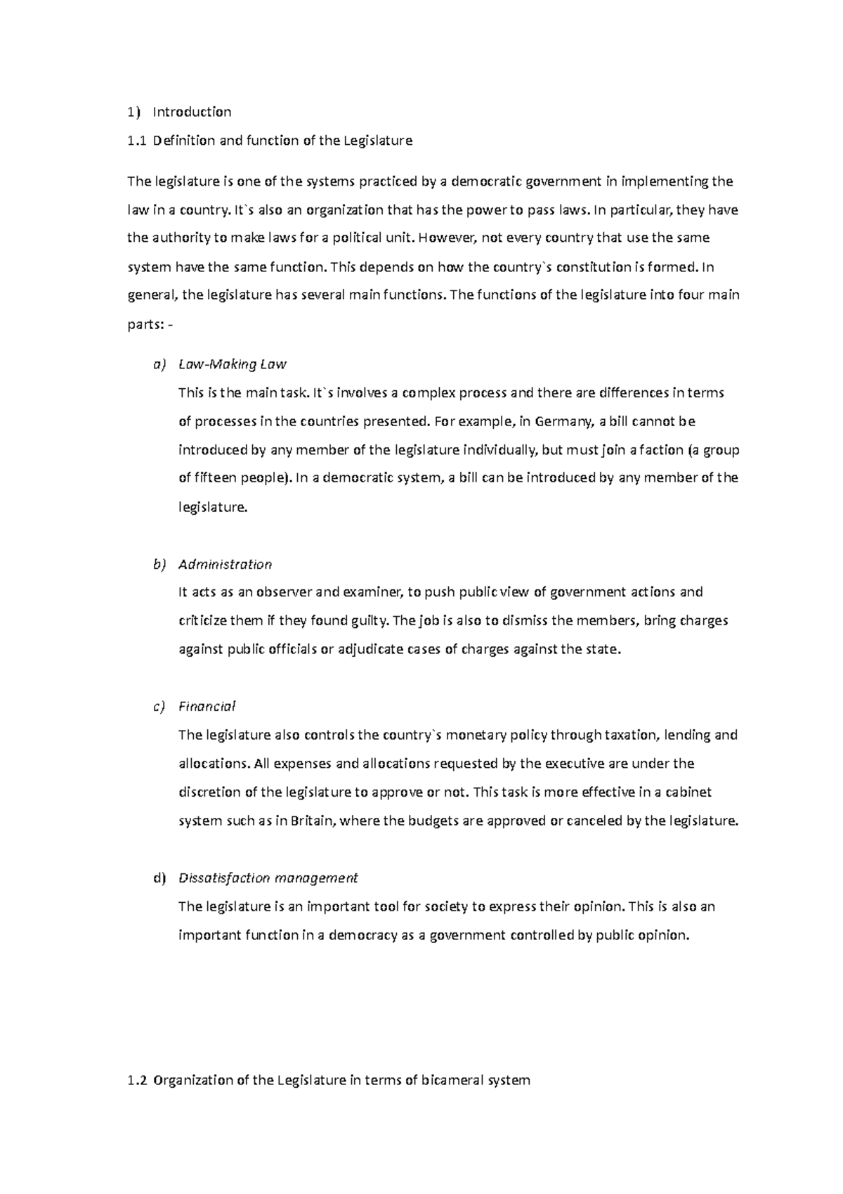 Introduction - Introduction 1 Definition and function of the ...