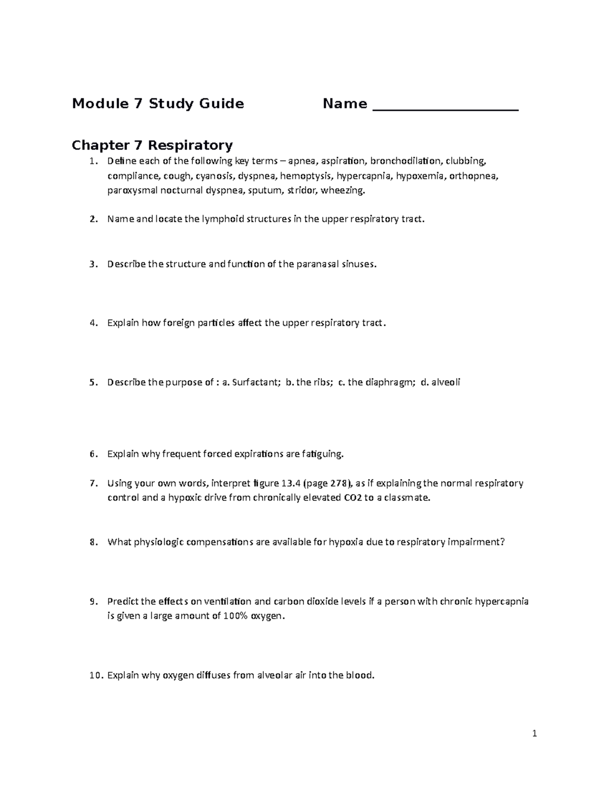 Module 7 study guide rev - Module 7 Study Guide Name ...