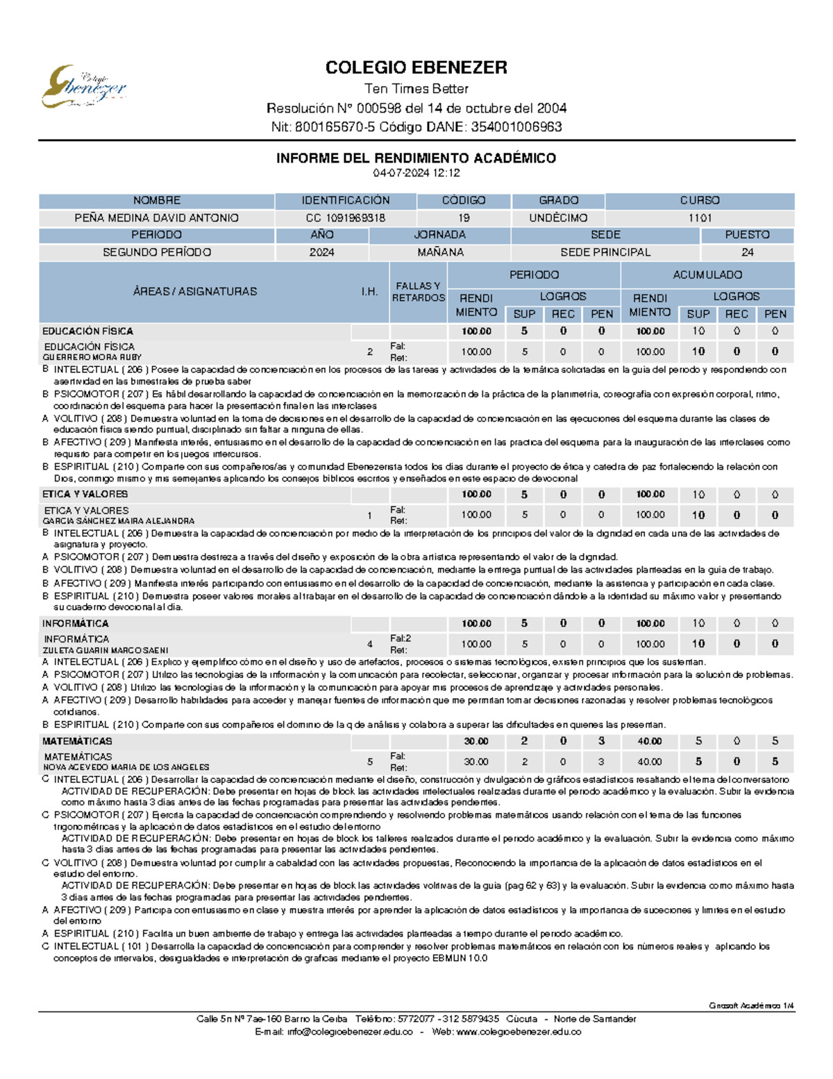 Boletin estudiante 35892 136CA29E8A7DF5CD39118316318 AF732 - Ten Times ...