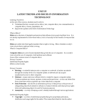 Computer UNIT I - UNIT I BASIC COMPUTER CONCEPTS INTRODUCTION This topic will introduce computer ...