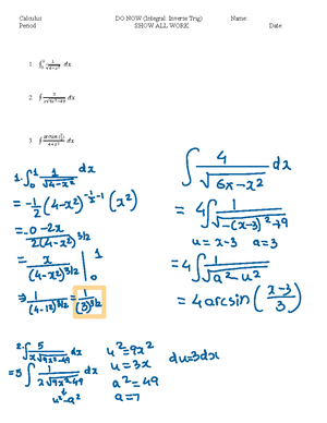 Note (Optimization ) copy - Calculus Note (Optimization ) Name: Period ...