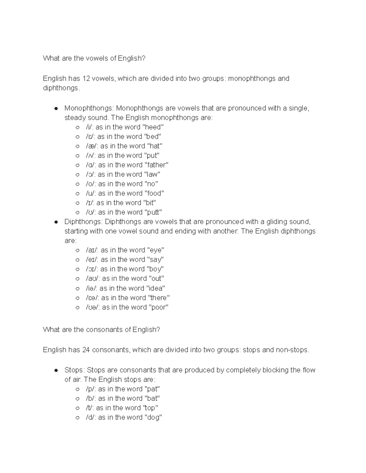 Lecture 5 The Sounds Of English What Are The Vowels Of English lecture-5-the-sounds-of-english-what-are-the-vowels-of-english