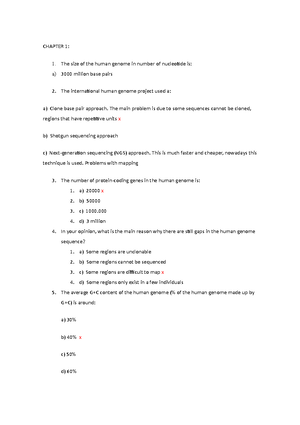 Human Molecular Genetics - Genética molecular humana (taught in English ...