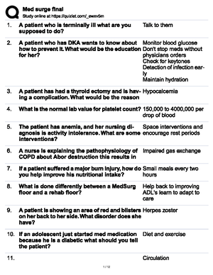 208 Infection subjective - Patient Care Rounds: Infection Control ...