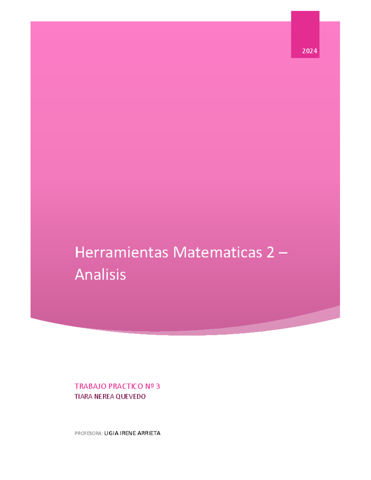 Trabajo Practico Nº3 Herram mate 2 Analisis aprobado - Herramientas ...
