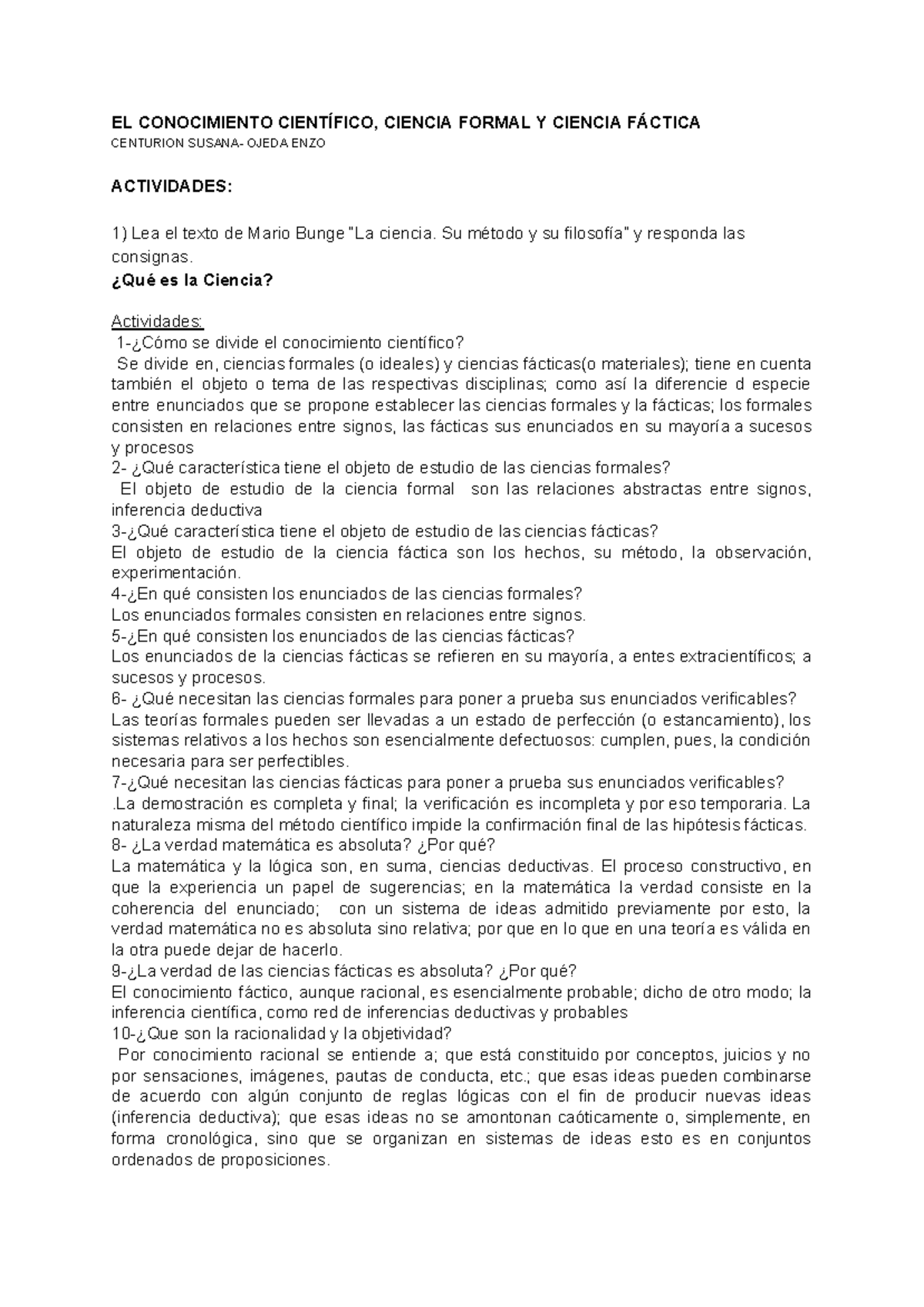 ¿Qué es la Ciencia? como metodo -Epistemologia - EL CONOCIMIENTO ...