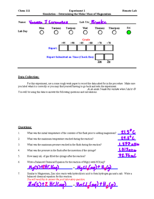 Unit 3 - AP chemistry Unit 3 lecture notes. - CHEM111 - Studocu