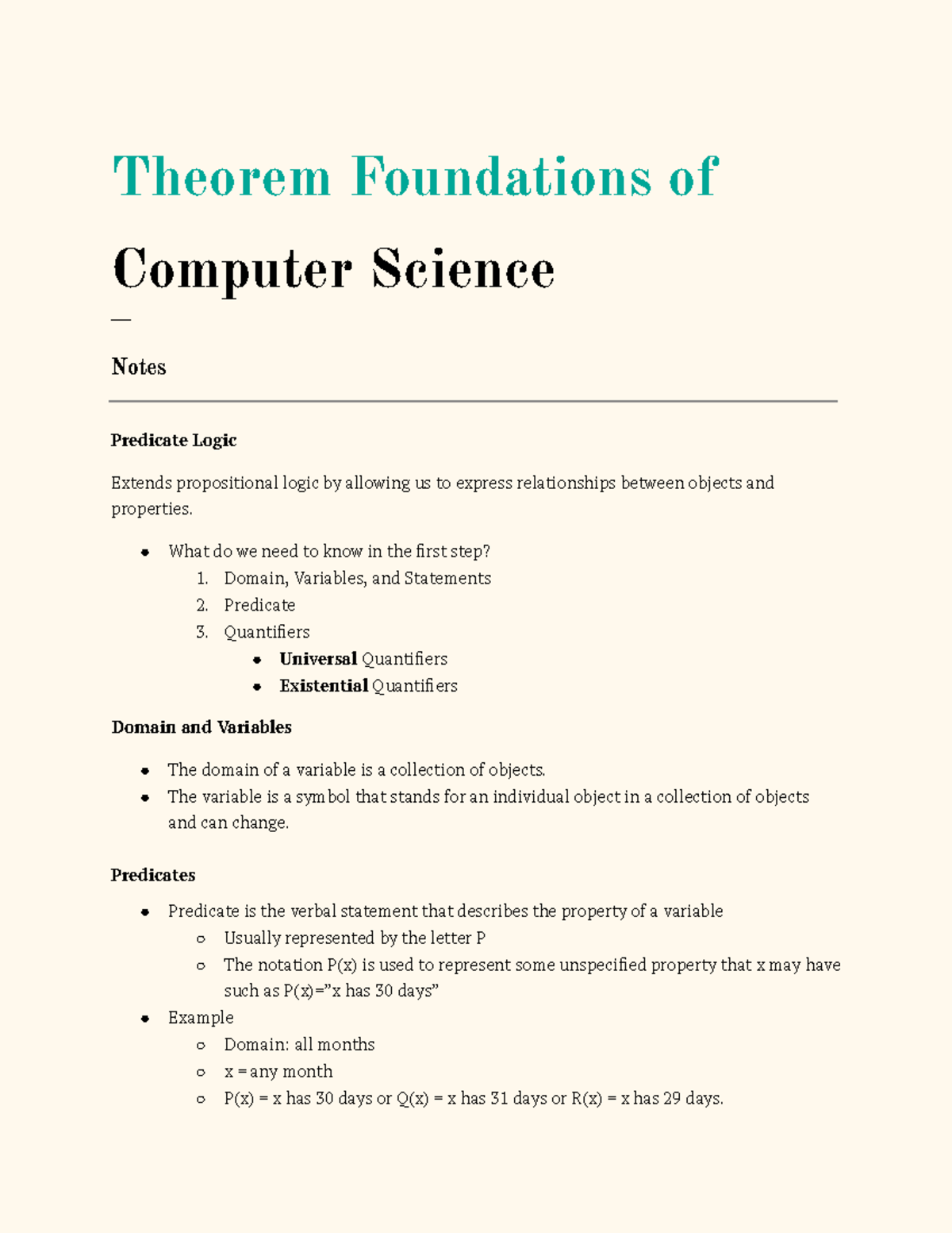Theorem Foundations Of Computer Science Lecture 3 Theorem Foundations Of Computer Science