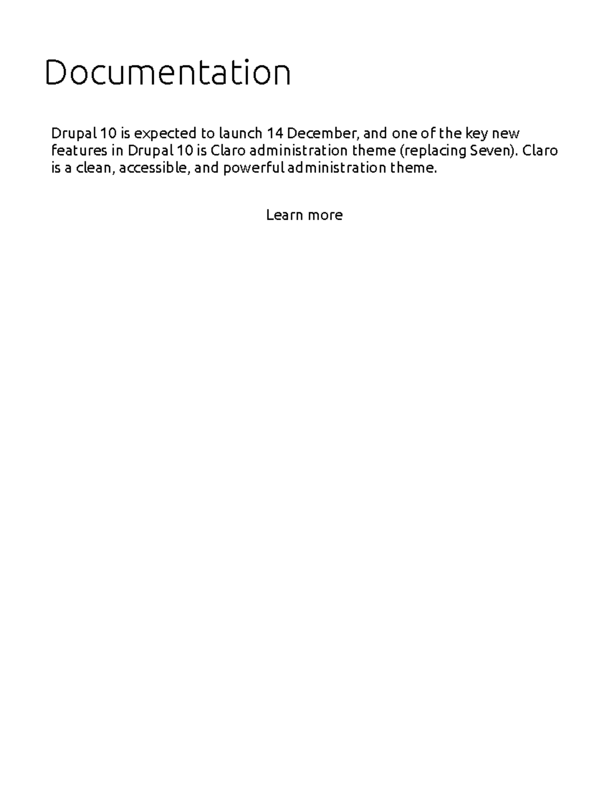 5.5. Designating a Front Page for your Site Chapter 5. Basic Page Management Drupal User Guide ...