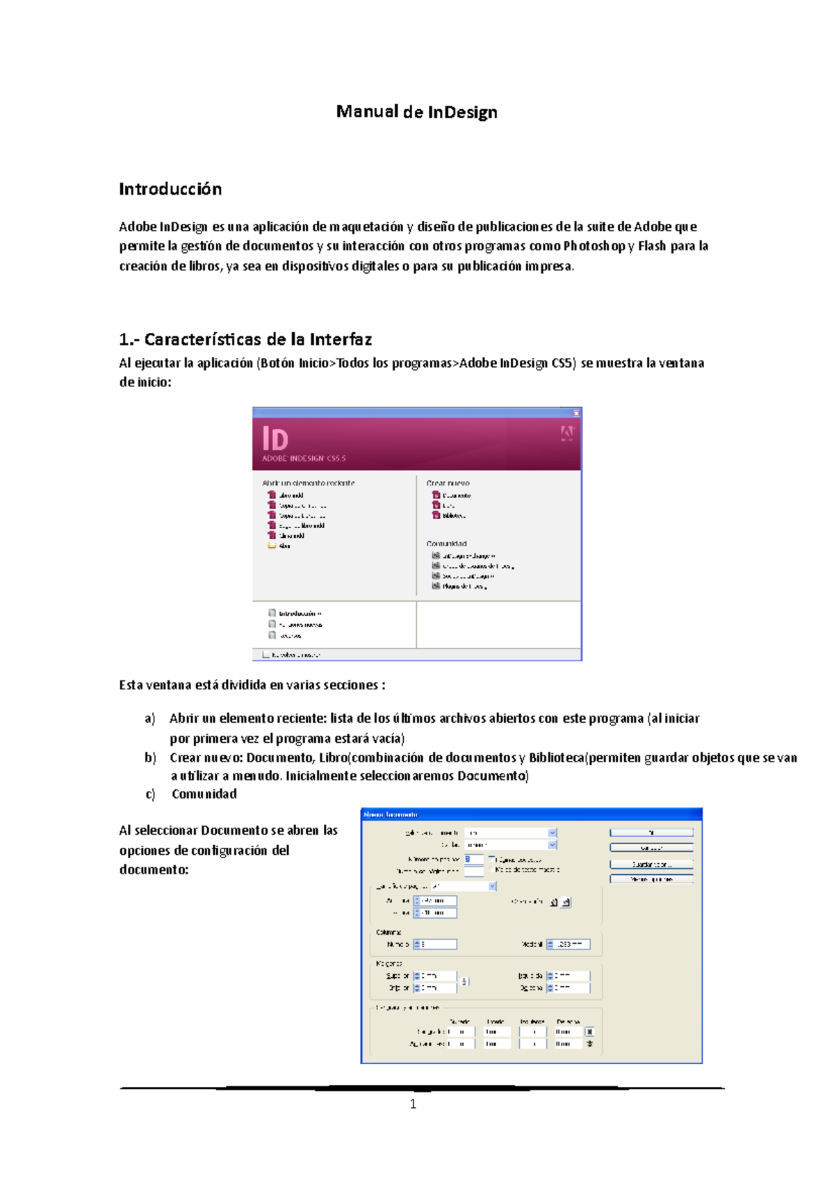 Manual-de-indesign - Para iniciar el curso y aprender desde lo básico ...
