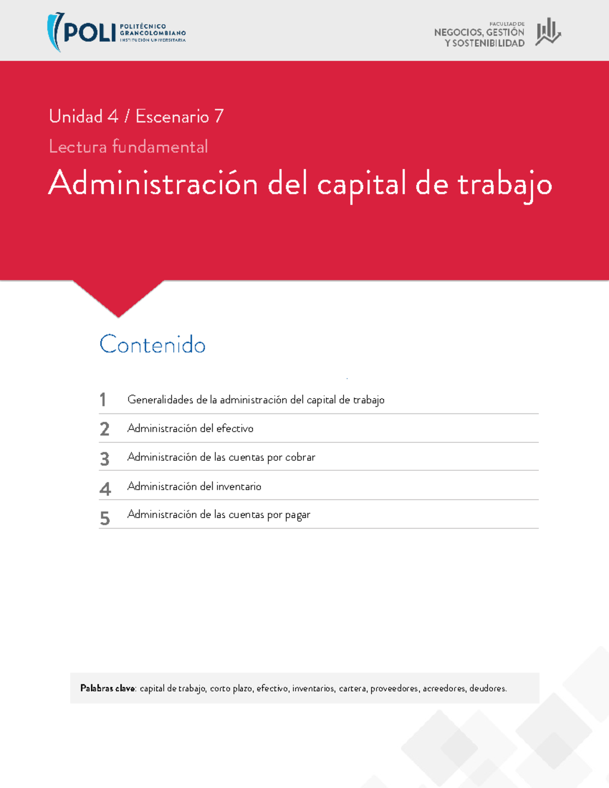 lectura de la Semana y proyección 4 lectura fundamental en la semana 4 ...