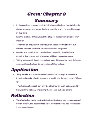Geeta Chapter 4 - Geeta: Chapter 4 Summary Throughout this chapter ...