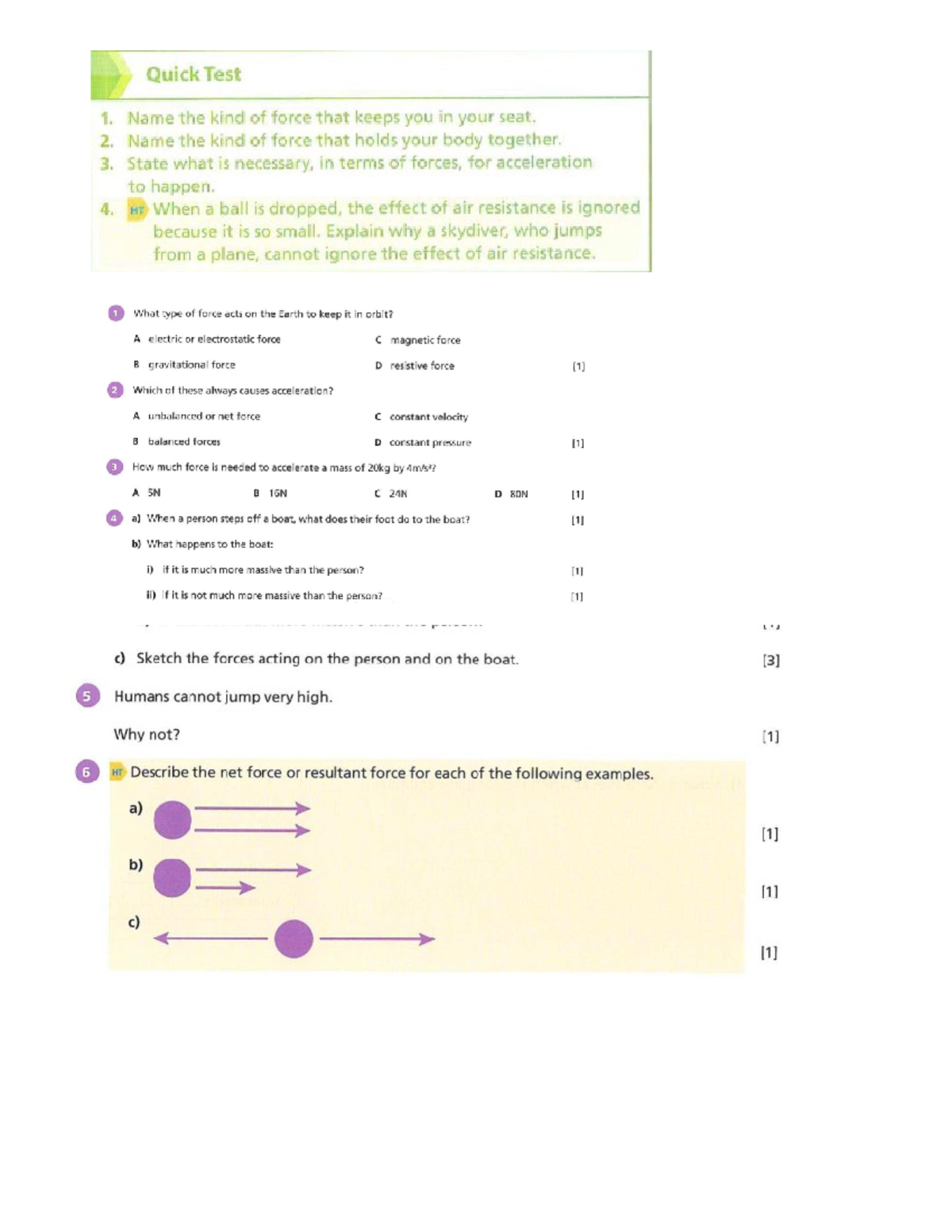 Forces - SPA4402 - Studocu
