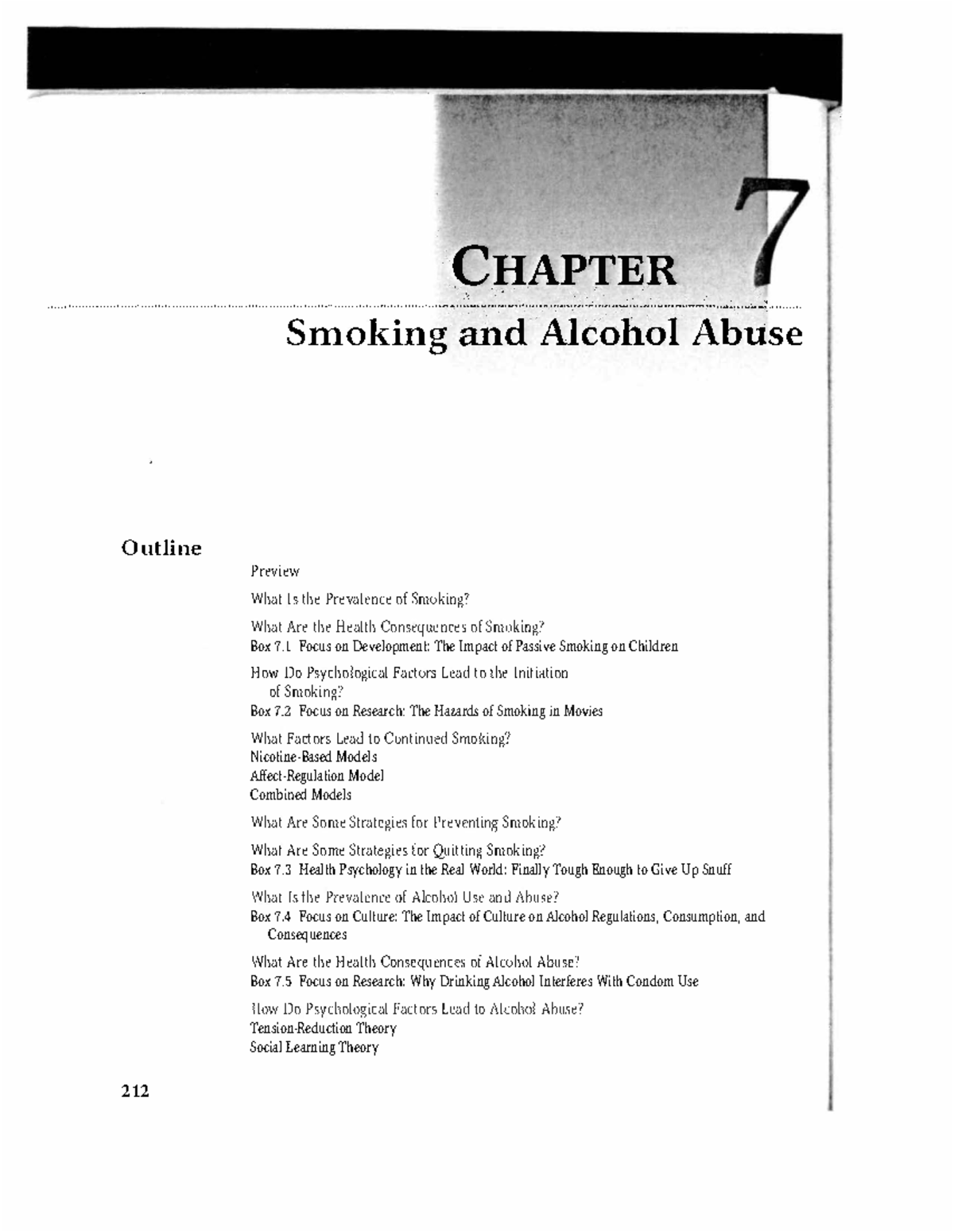 Sanderson Chapter 7 - notes - CHAPTER