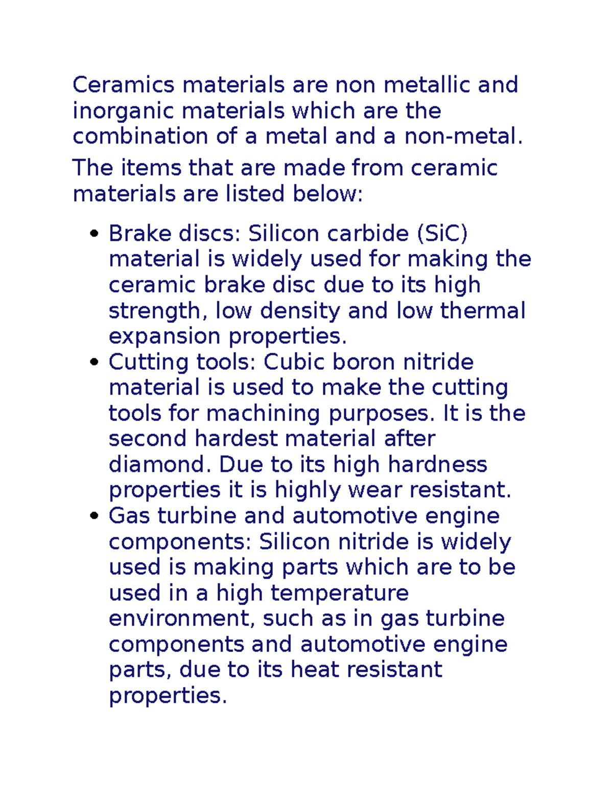 22 - answer - Ceramics materials are non metallic and inorganic ...
