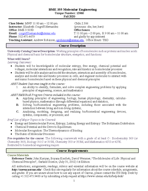 Intro to Oceanography Syllabus - MNS 307: Introduction to Oceanography Fall 2023 Unique Numbers ...