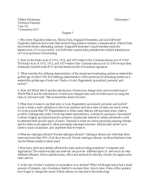 Chapter 1 Professor Notes - Potter, Media Literacy 8e 1 Media Literacy ...