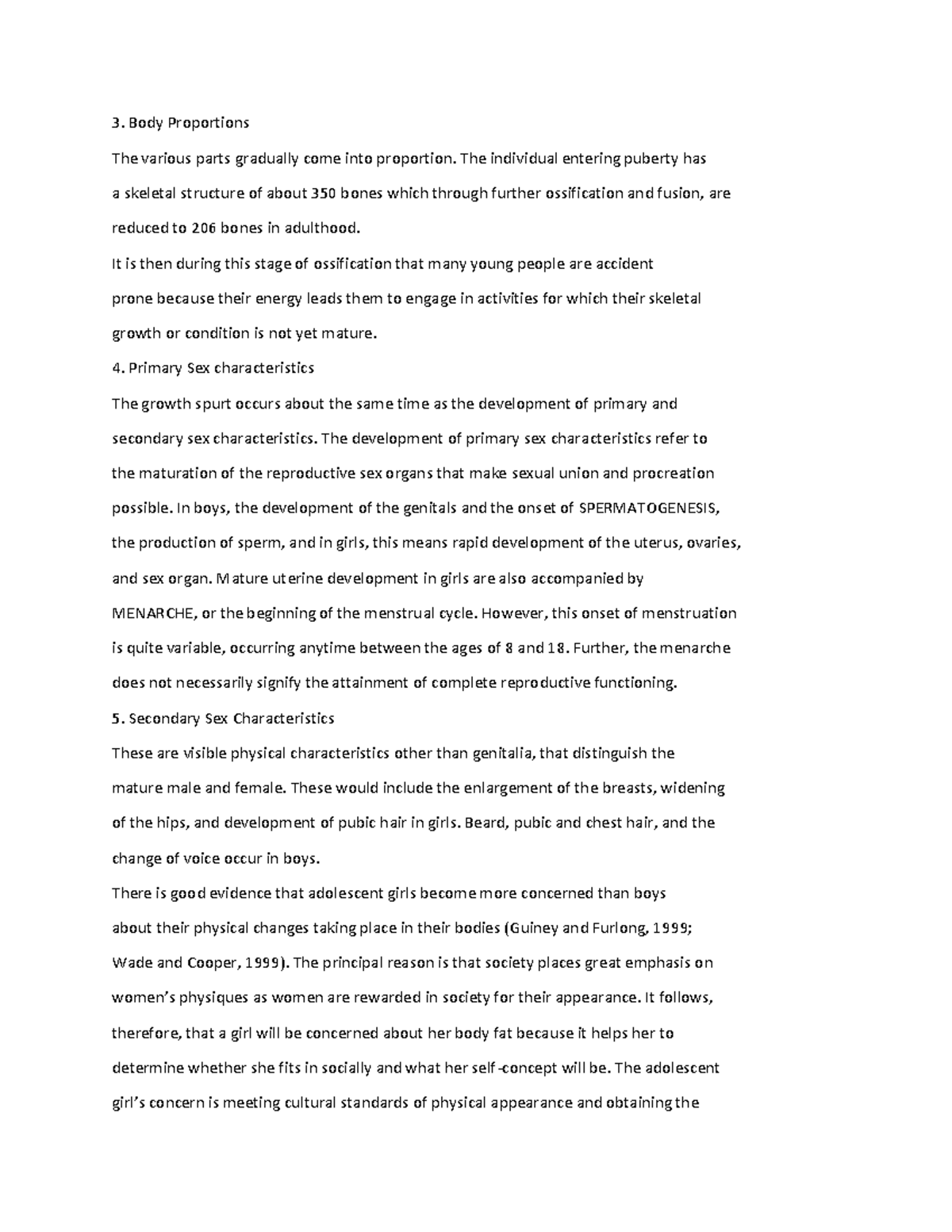 3 - body prop - Body Proportions The various parts gradually come into ...