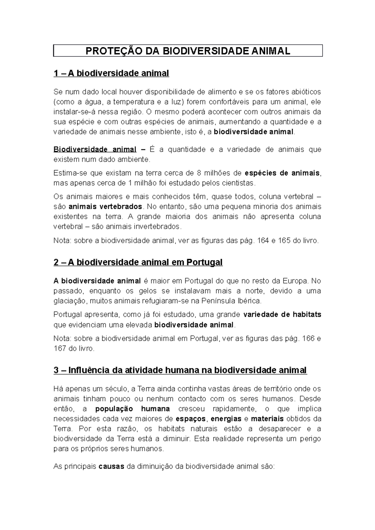 Proteção DA Biodiversidade Animal - PROTEÇÃO DA BIODIVERSIDADE ANIMAL 1 ...