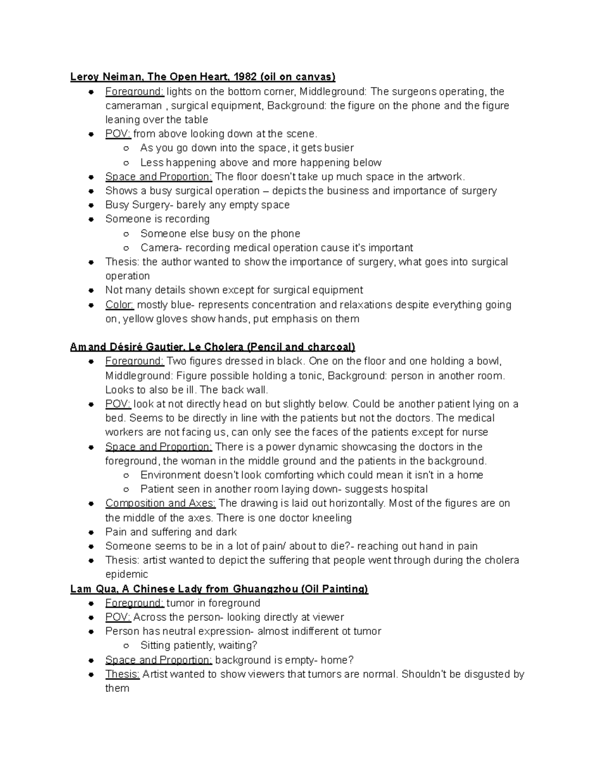 ARH Formal Analysis Notes-2 - Leroy Neiman, The Open Heart, 1982 (oil ...