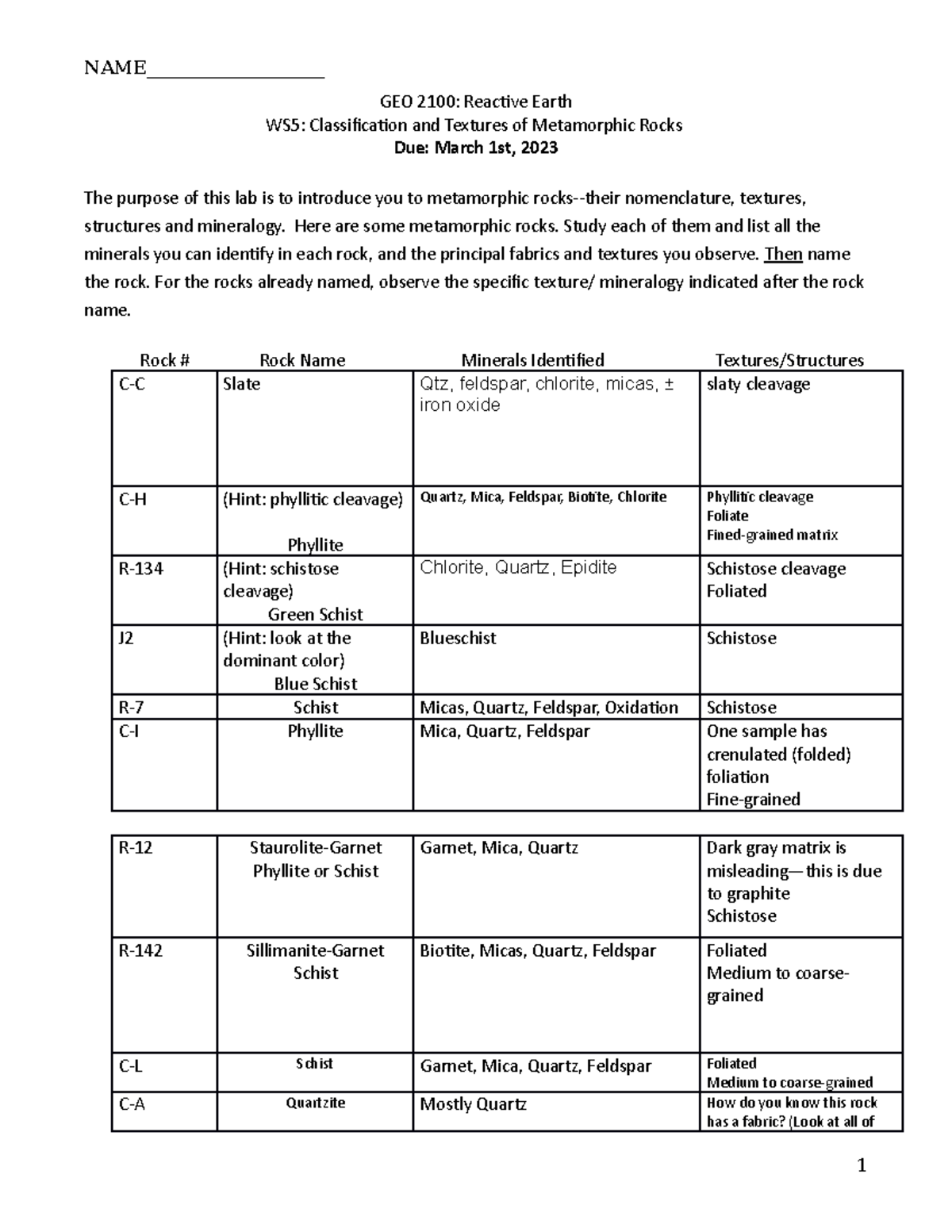 GEO2100WS5AS2023 - GEO 2100 Work Shop 5 A - GEO 2100: Reactive Earth ...
