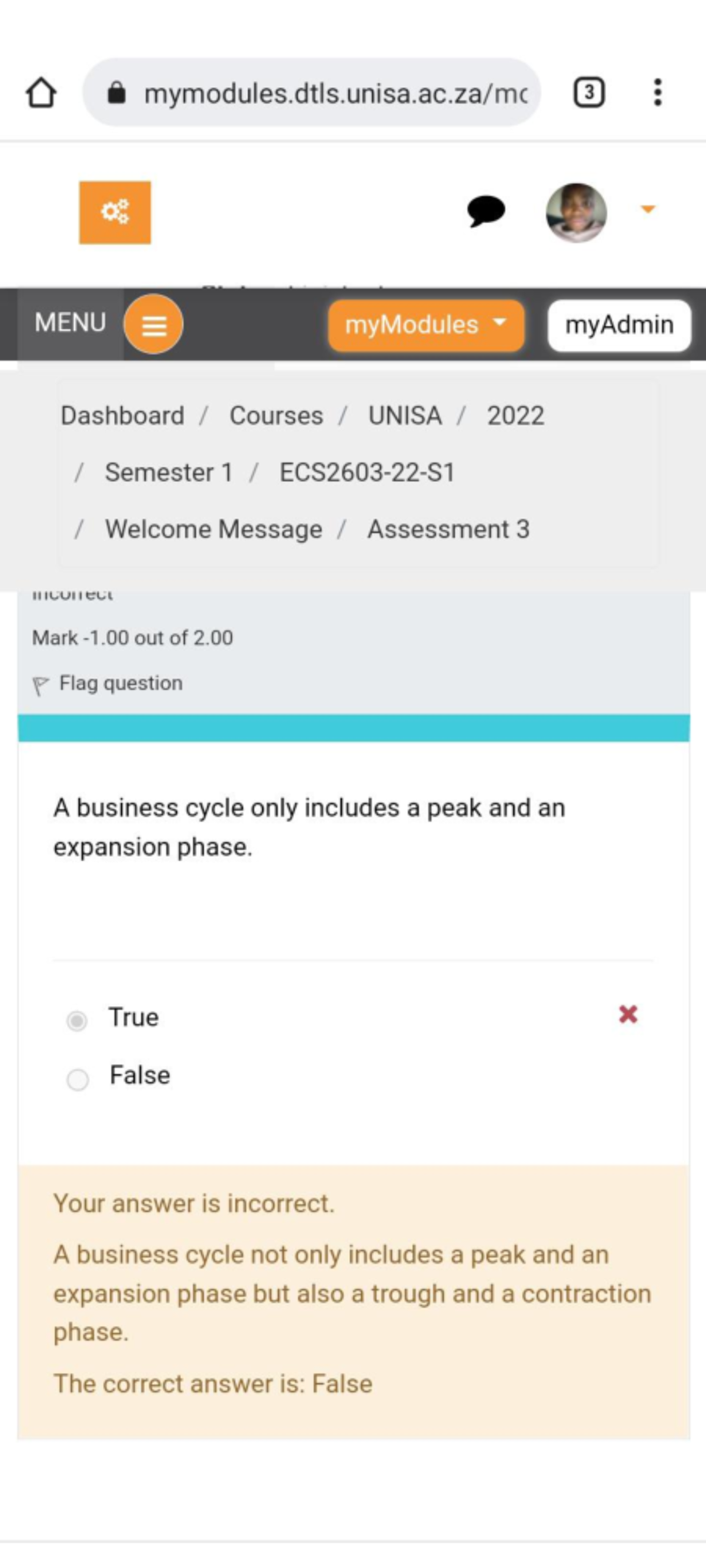 ECS2603 Assessment 3 - Assignment - ECS2601 - Studocu