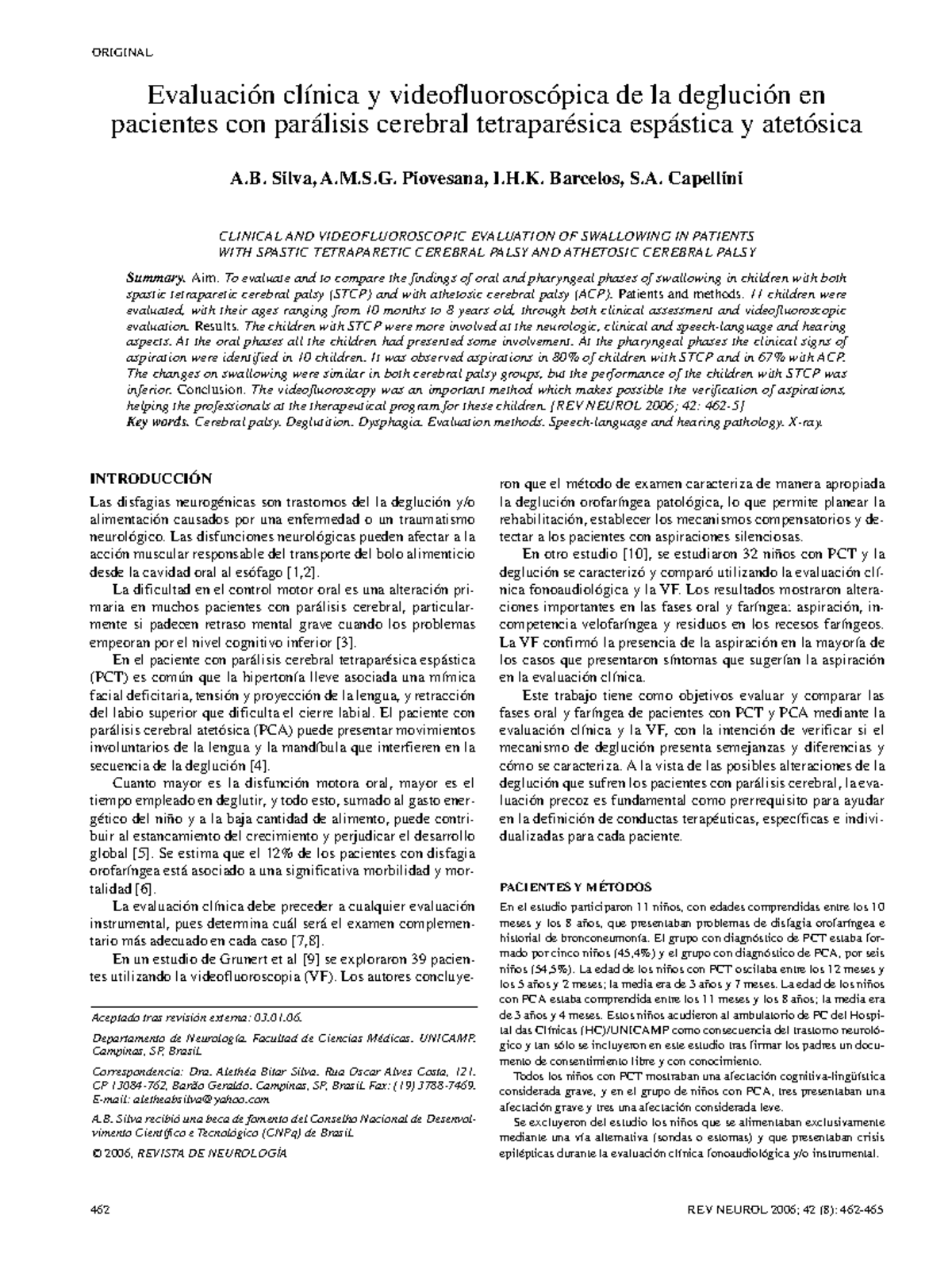 Evaluacion clinica y videofluroscopica de la deglucion-6 - ORIGINAL Evaluación clínica y - Studocu
