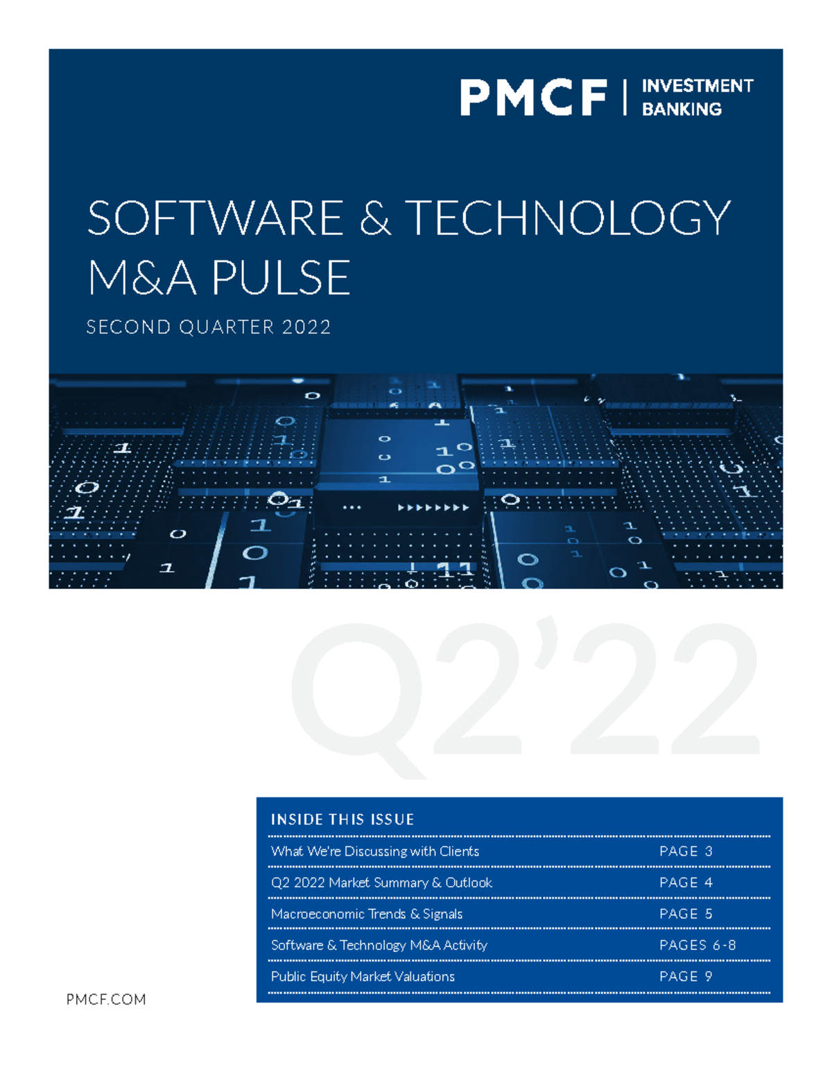 PMCF Pulse Software Technology 2022 Q2 - Q2’ ####### PMCF SOFTWARE ...