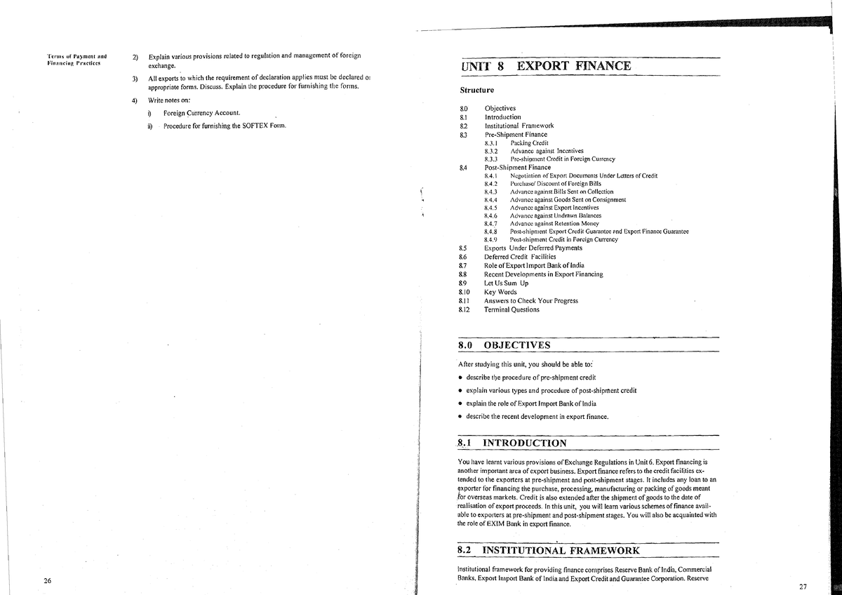Unit-8 - Text Book - Chapter 8 - .l'rts trf I'aymelt HII~ 2) Explain ...