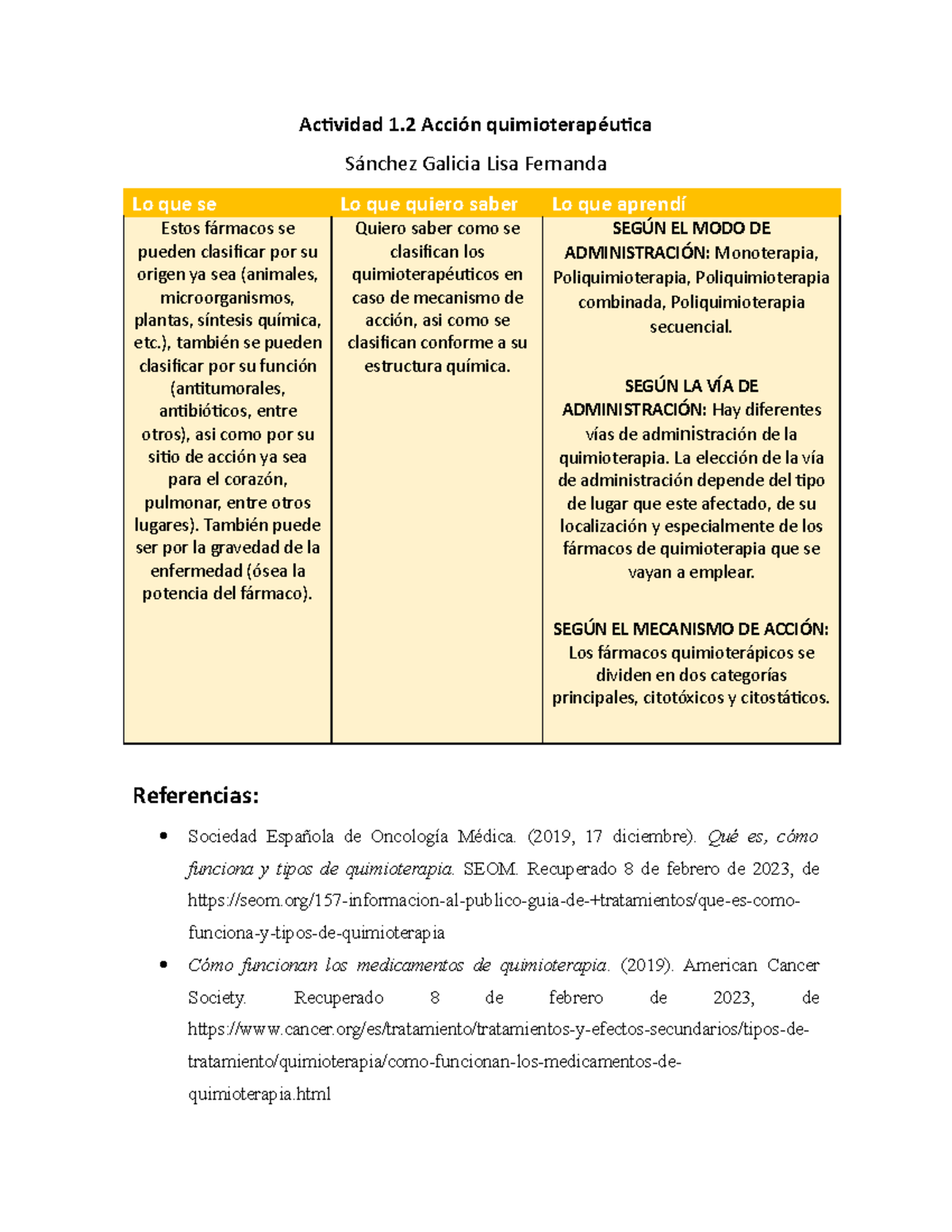 Actividad 1 - cuadro de lo que se , lo que quiero saber y lo que ...