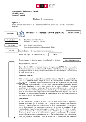 GC N04I Consigna TA 1 21C2A - Consigna para la Tarea Académica 1 1. Logro a evaluar: Al ...