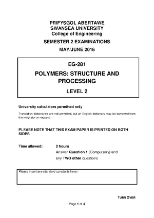 EG-281 Exam Paper TB2 22-23 - Faculty of Science and Engineering ...