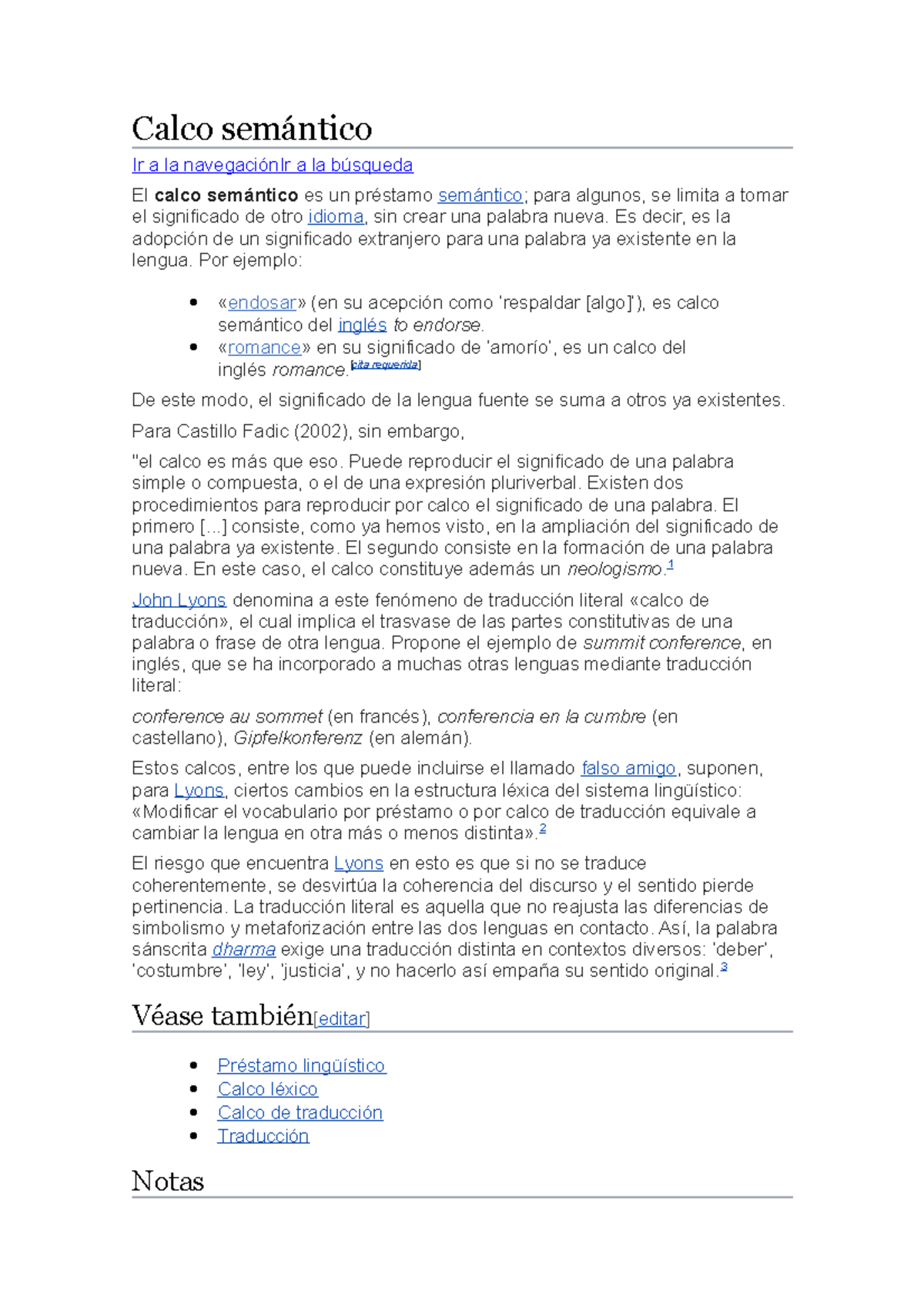 Calco - Apuntes 4 - Calco semántico Ir a la navegación Ir a la búsqueda ...