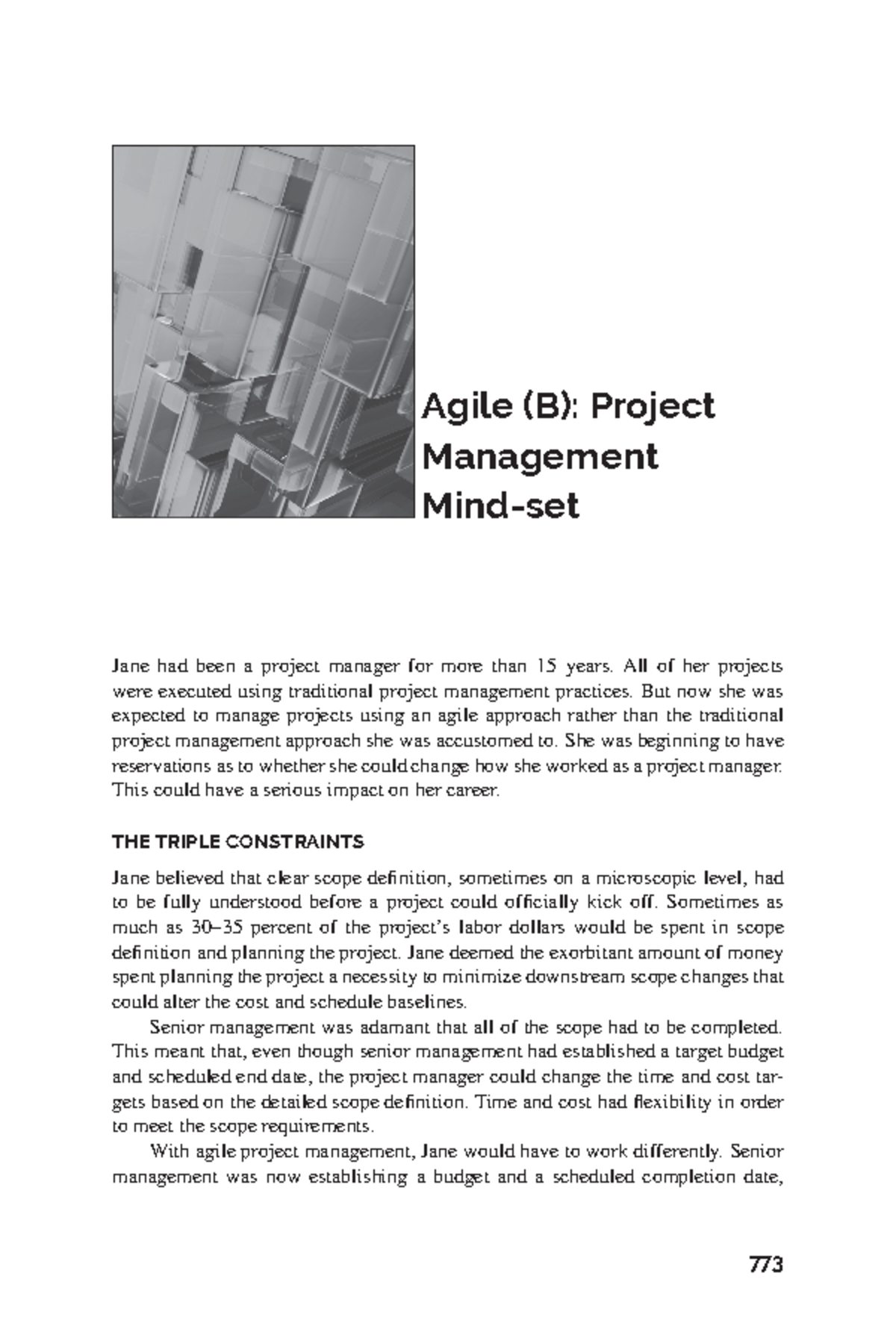 Agile Mindset - Case 1 - case study for magister management ...