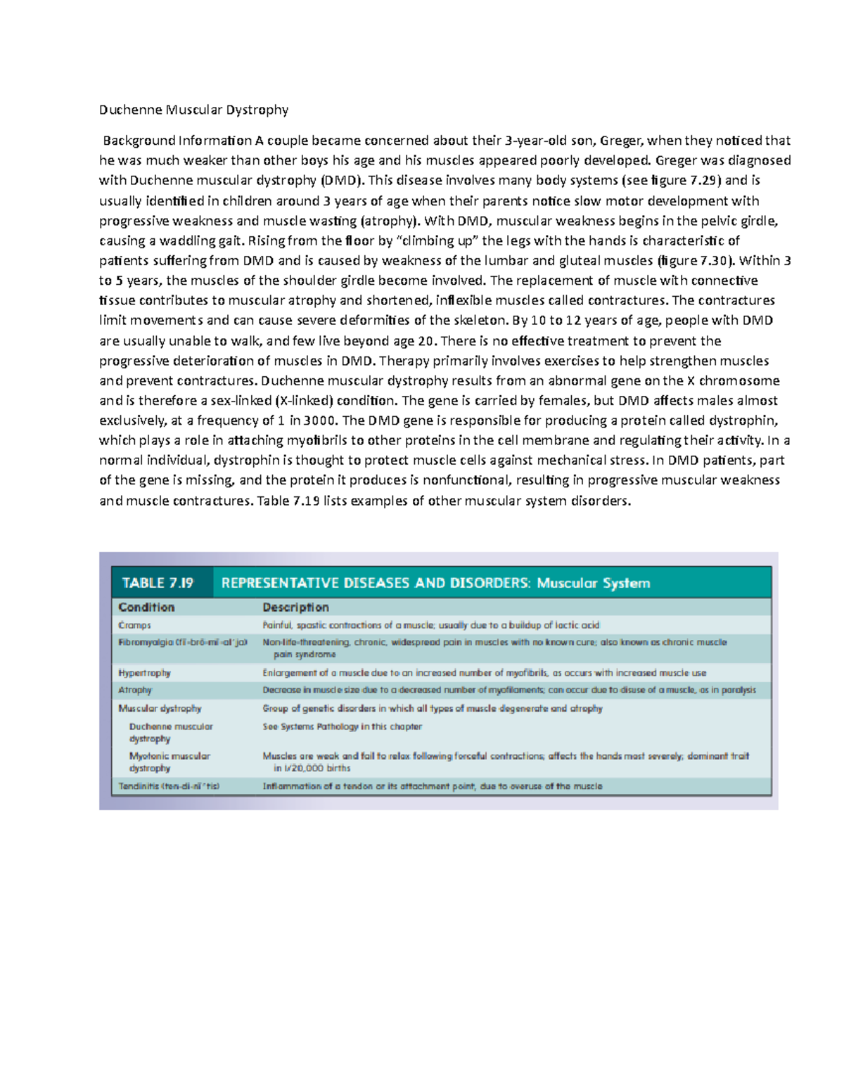 Seeley's Anatomy and Physiology Chapter 7.23 - Duchenne Muscular ...