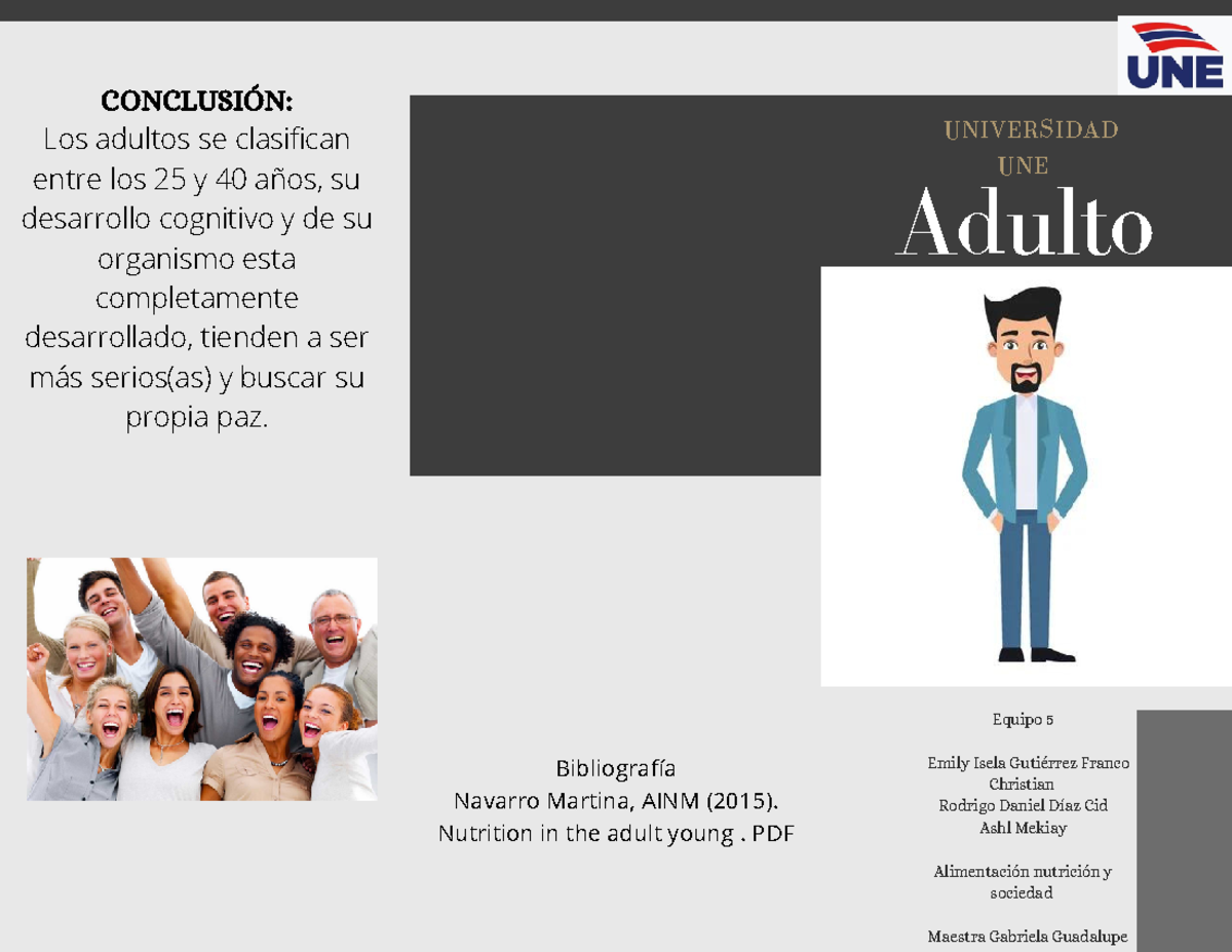 Nutrición folleto - Enfermedades comunes en adultos, ingesta normal ...