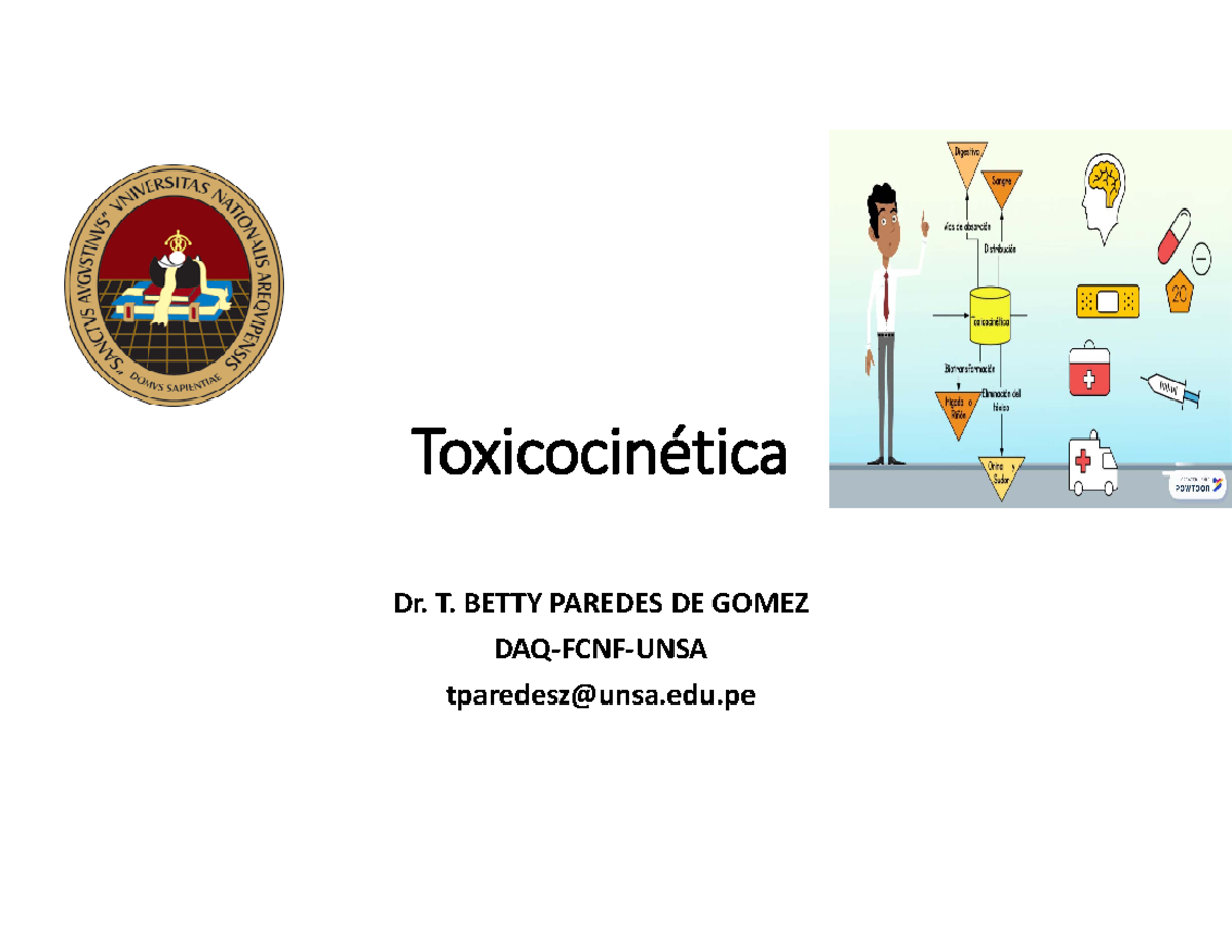 Toxicocinetica - RESUMEN TOXICOLOGIA - Toxicocinética Dr. T. BETTY ...