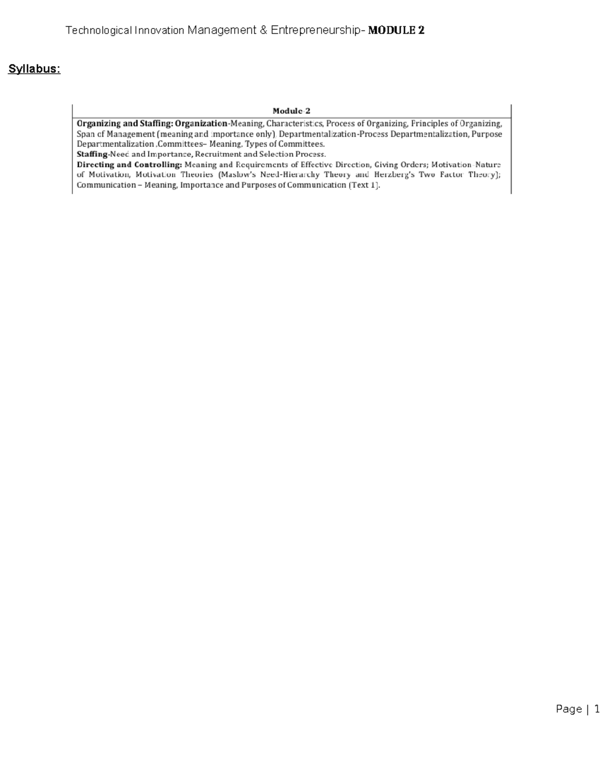 Module 2 notes of the above mentioned subject - Syllabus: MEANING ...